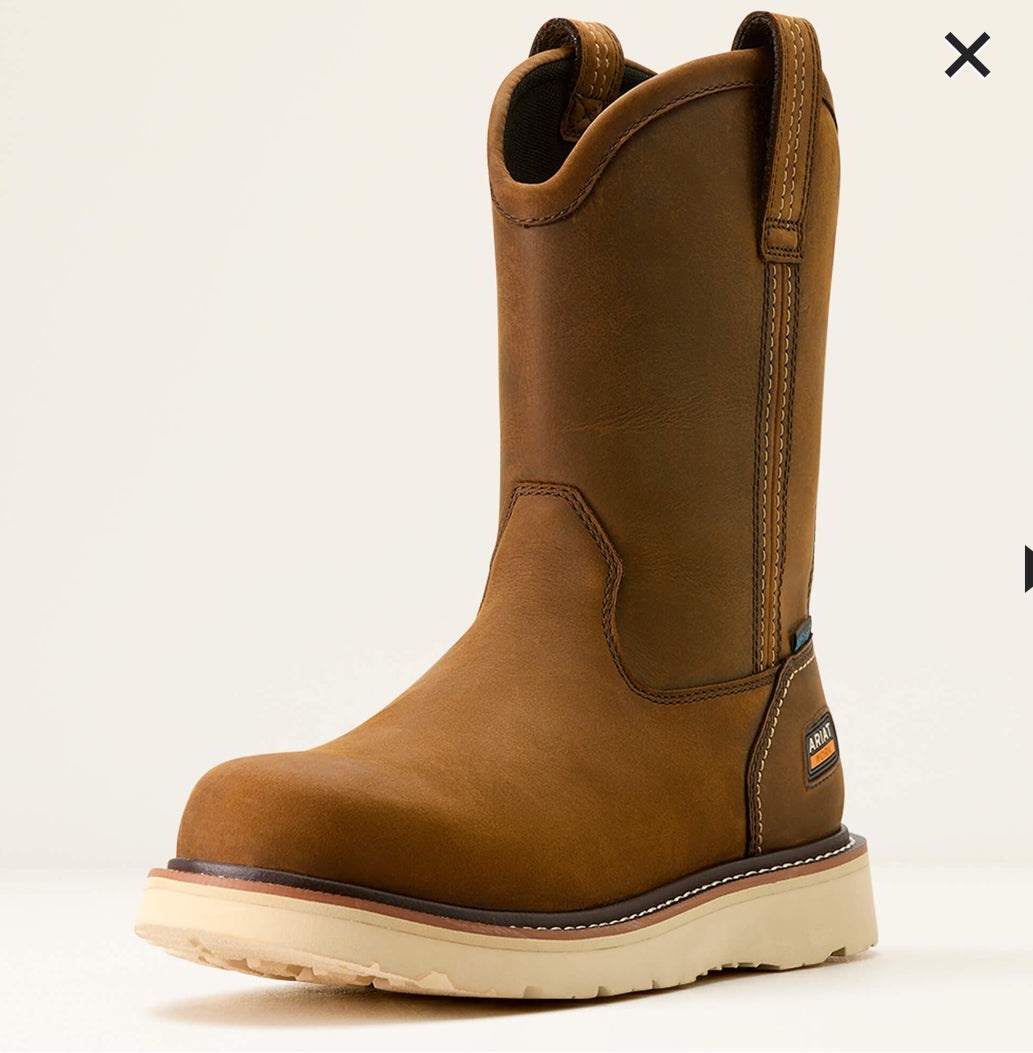 Men’s Rebar Wedge Pull-On Waterproof Work Boot – Moreno's Wear