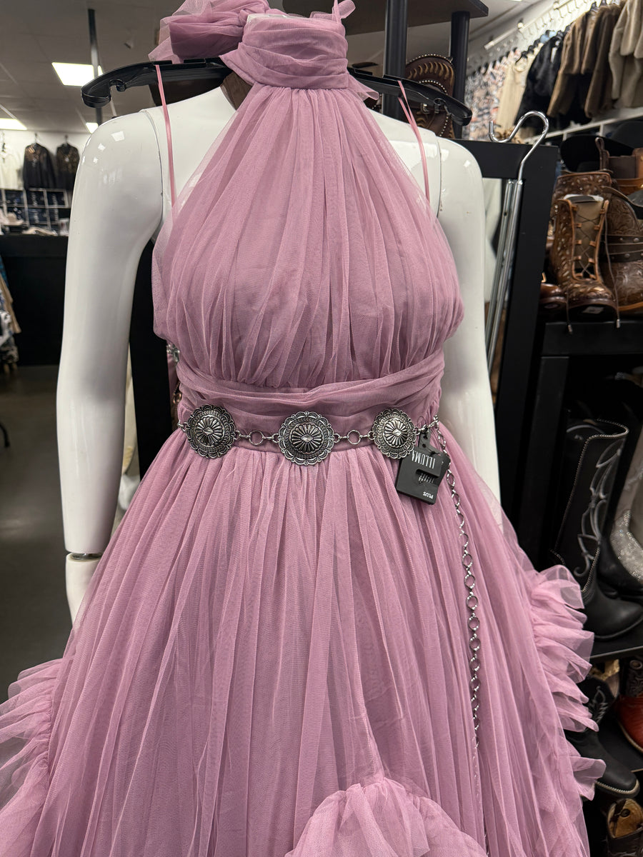 Marlinda Mauve Dress – Moreno's Wear