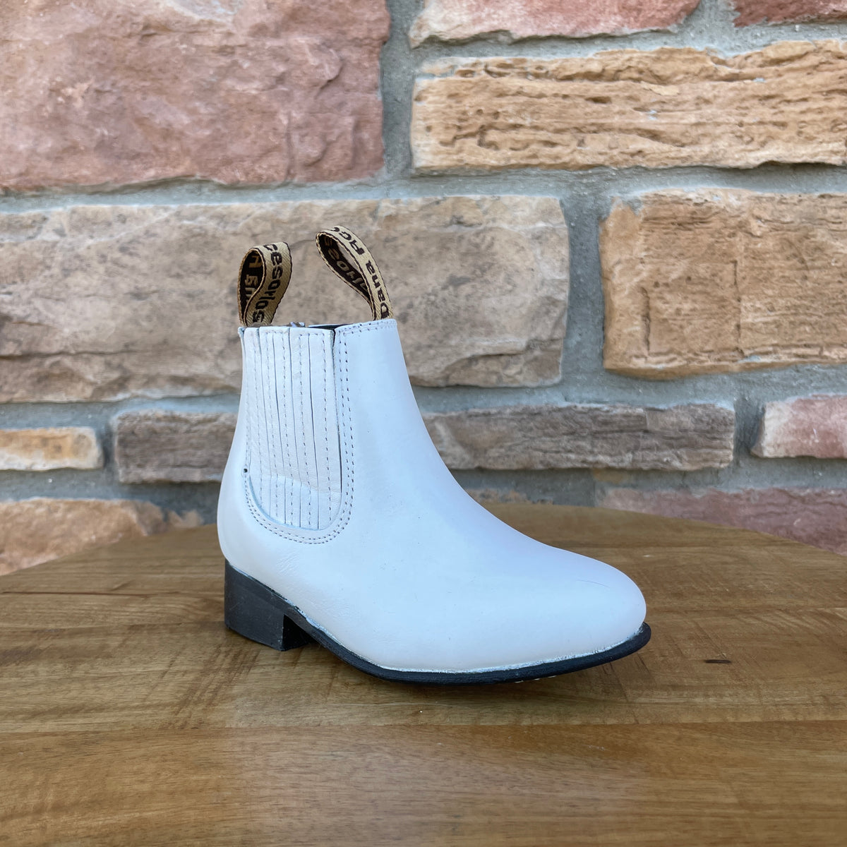 Boy’s White Botin – Moreno's Wear