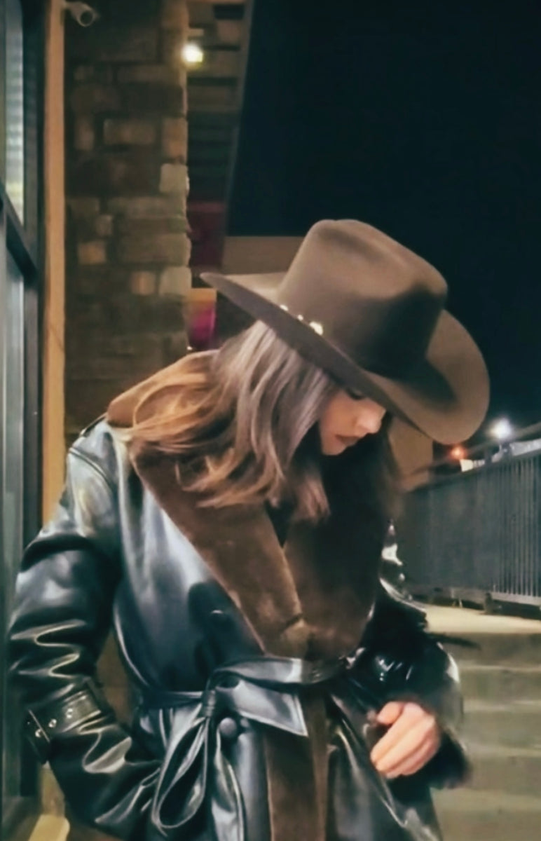 MARGUA Leather Coat – Moreno's Wear