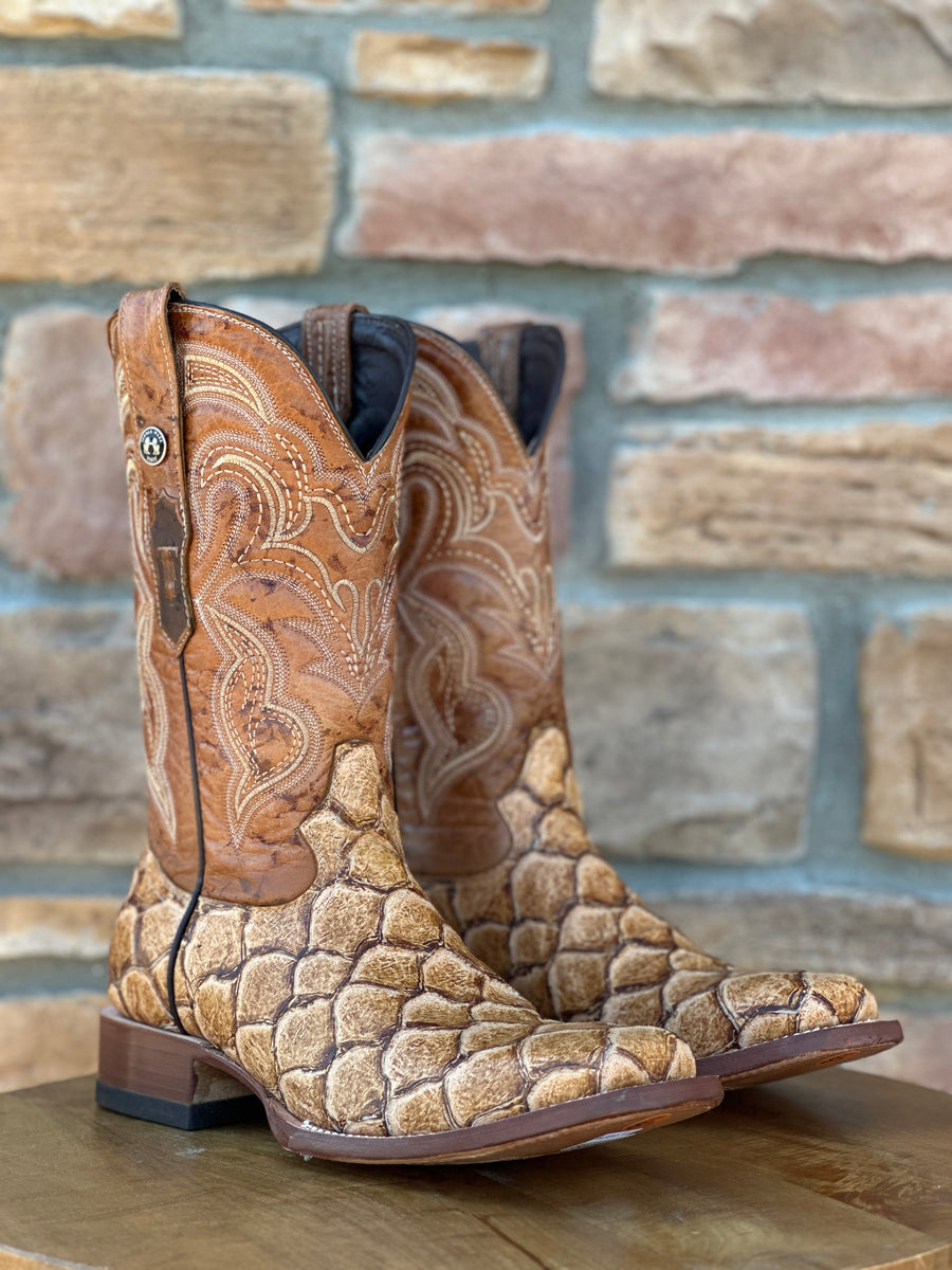 Men's Tanner Mark Oryx Fish Print Boots – Moreno's Wear