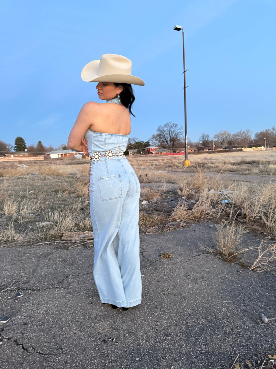 Layla Denim Jumpsuit – Moreno's Wear