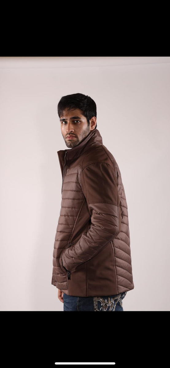 The American West Brown Softshell/Puffer Jacket – Moreno's Wear