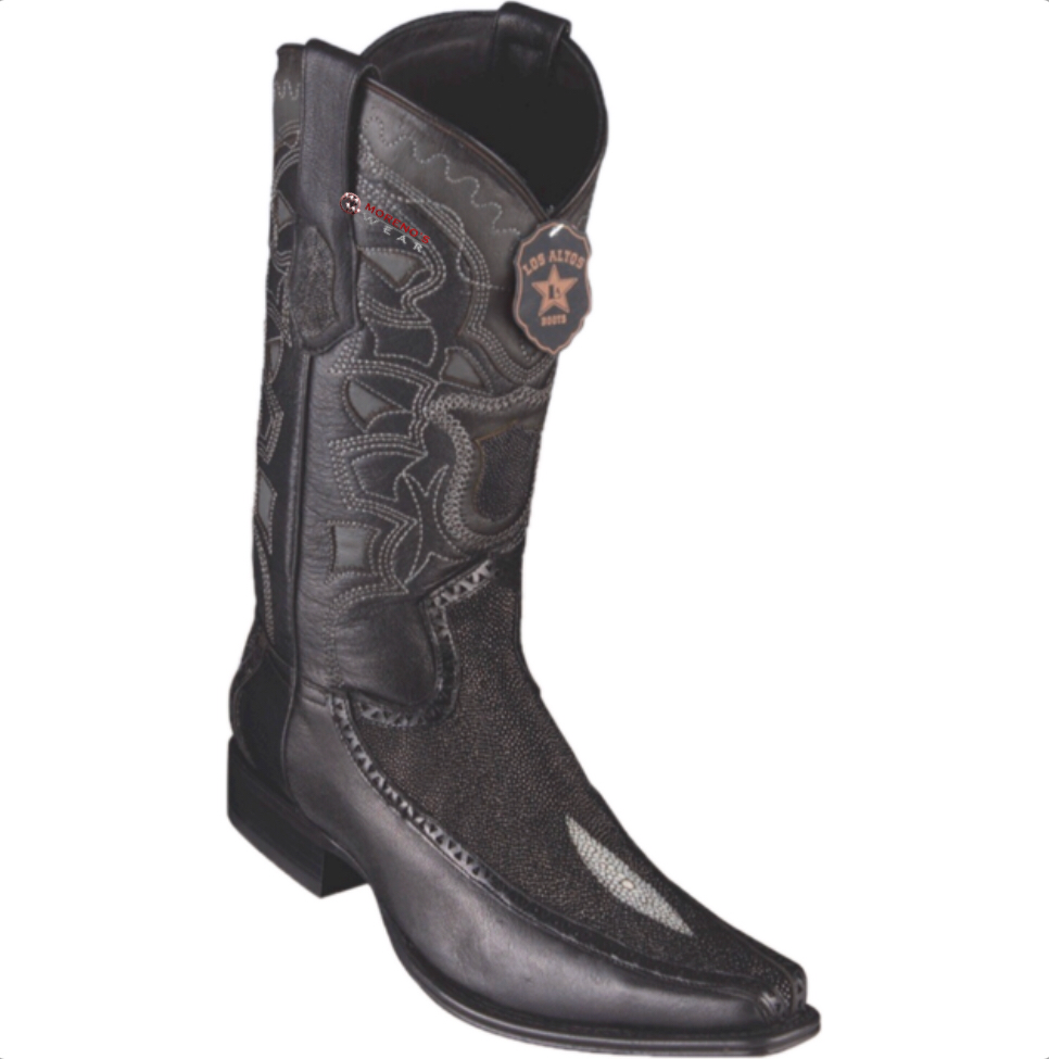 Men’s Los Altos Stingray & Deer Boots European Square Toe – Moreno's Wear