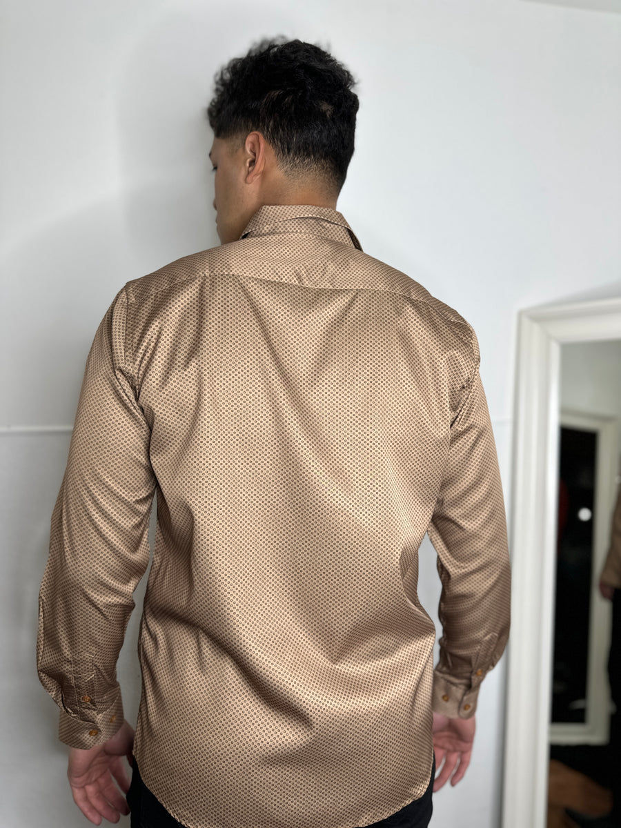Gaspar Moderno Brown Casual Shirt – Moreno's Wear