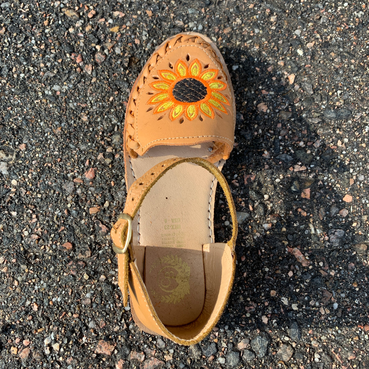 Women Sunflower Mexican Handmade Sandles – Moreno's Wear