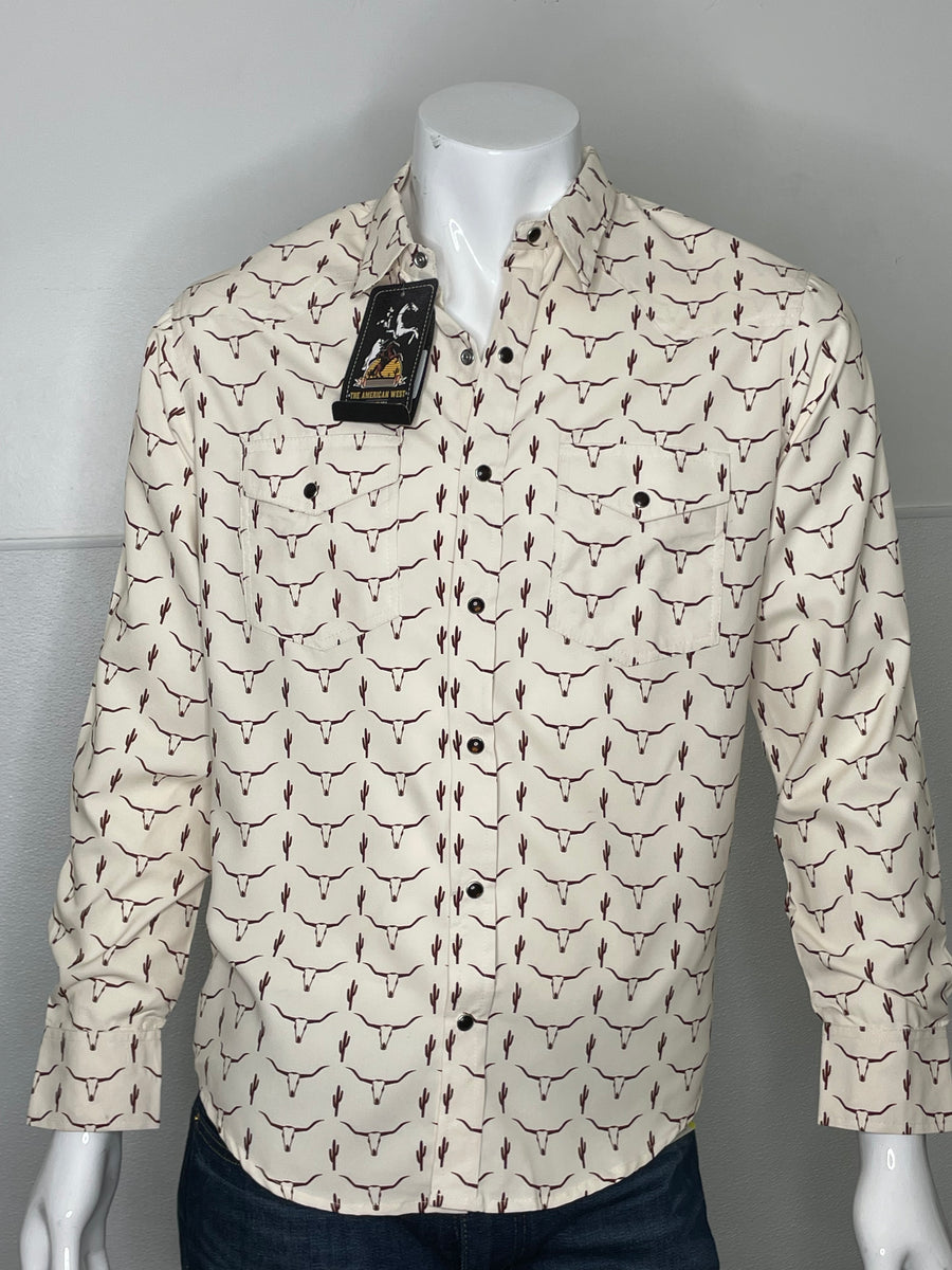 Longhorn Western Shirt – Moreno's Wear